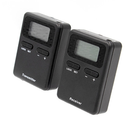 Black Color 008A Digital Tour Guide System 250 Meter Working Distance ...