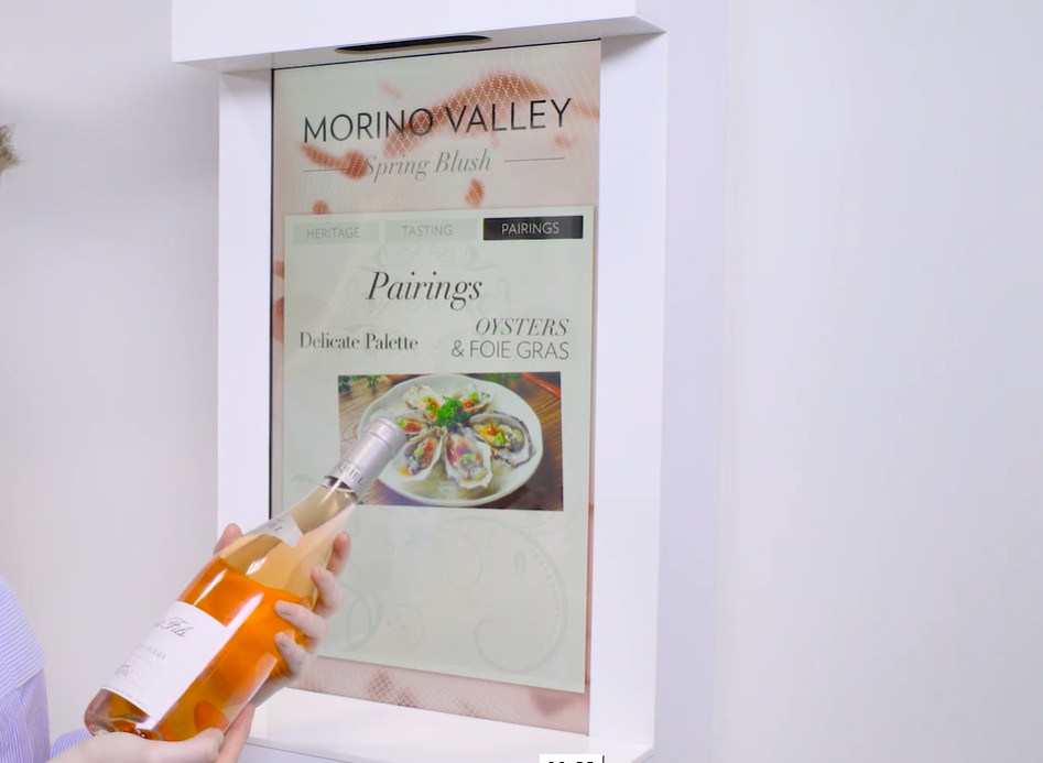 Wall Mounted Interactive Retail Store Displays Exhibit Management For ...