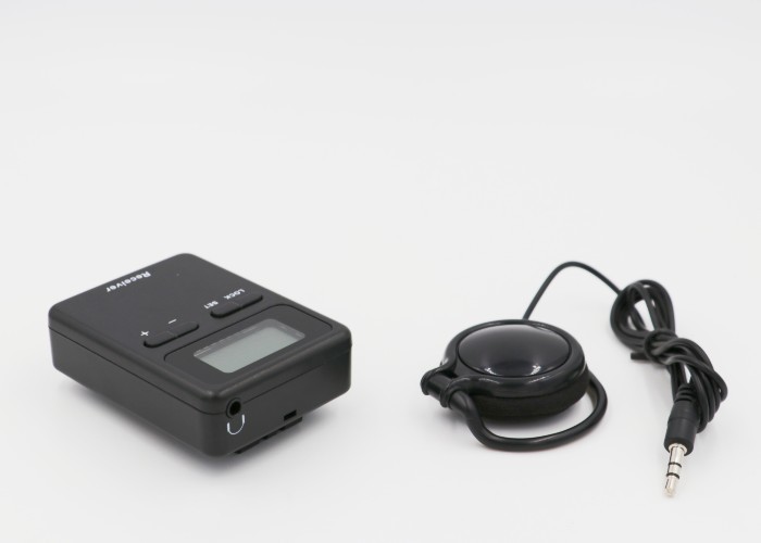 15dBm Transmitter Power Wireless Tour Guide System with Microphone