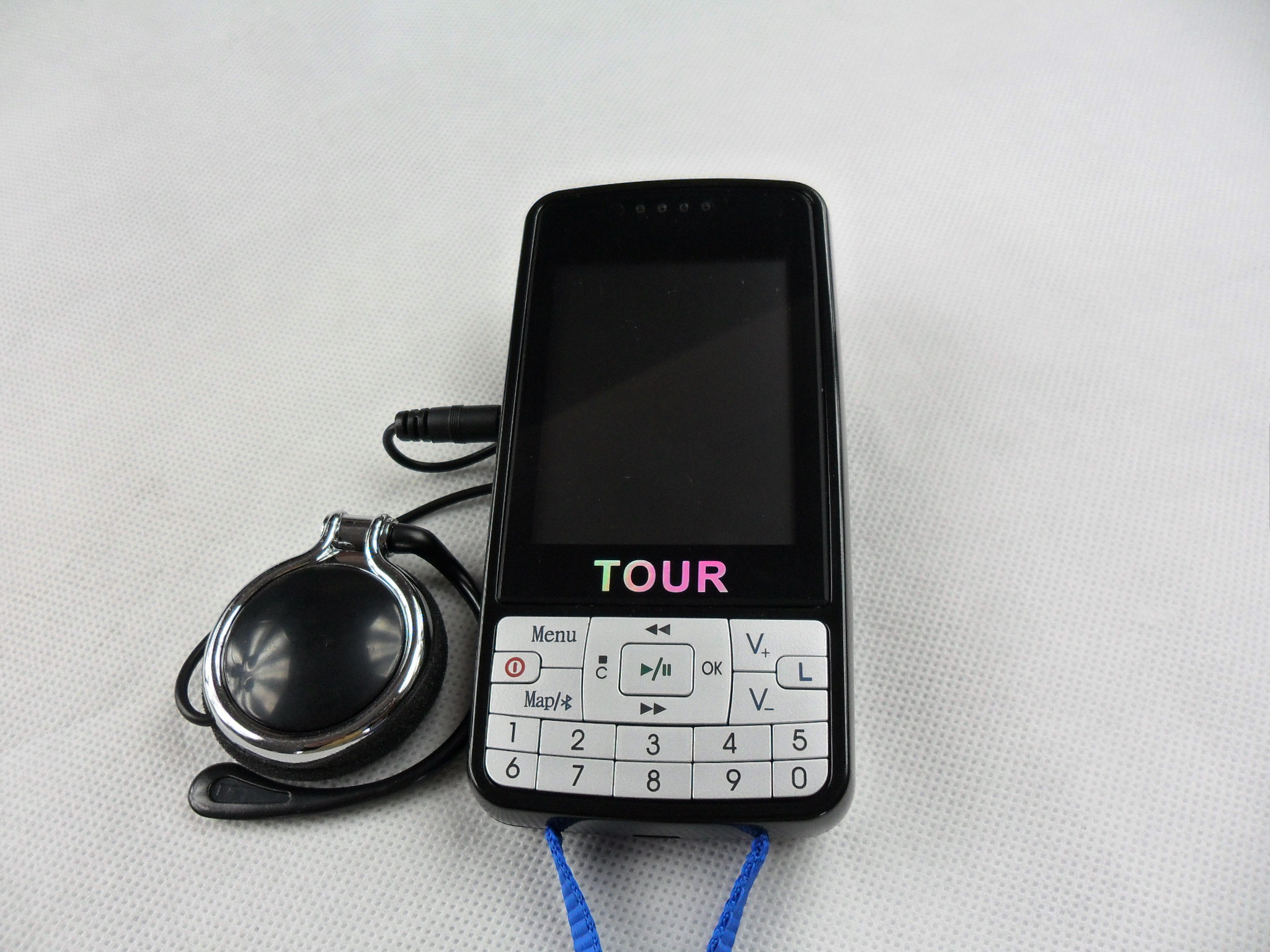 007B Automatic Induction Portable Tour Guide System Black Digital Audio ...