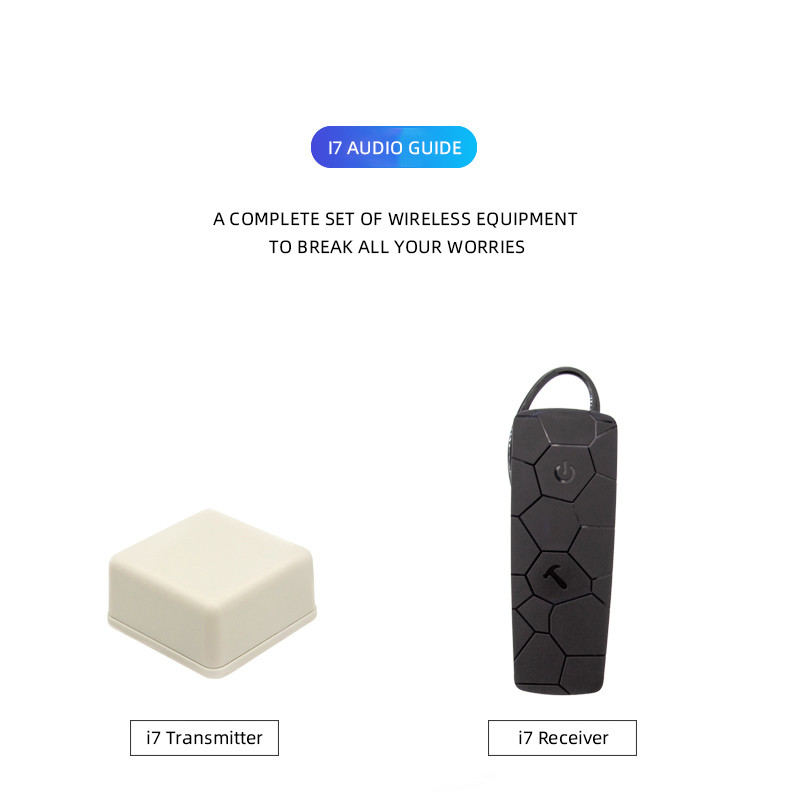 Bluetooth Headset Style Self-Guided Tour System, Small Size And Comfortable To Use