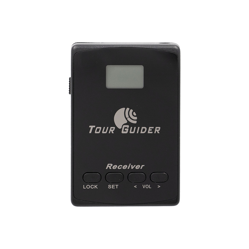 L8 Handheld Simultaneous Interpretation Equipment Black Tour Guide Device